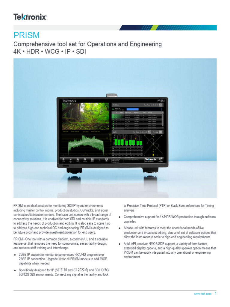 PRISM Media Analysis Solution Datasheet 2MW614623 | PDF | Information And Communications ...