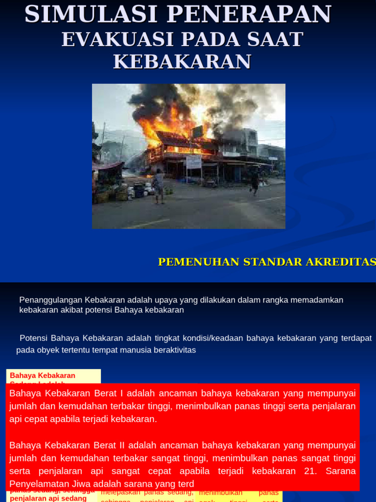 K3 Simulasi Bencana Dan Apar | PDF