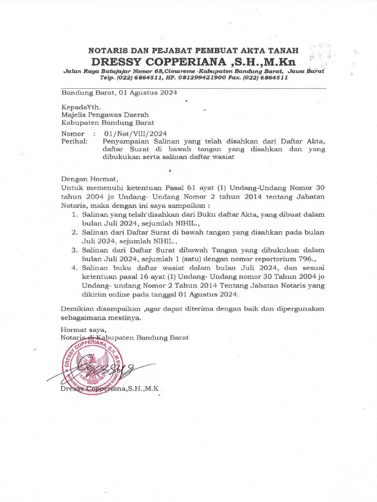 Scan Lap PPAT Juli 2024 | PDF