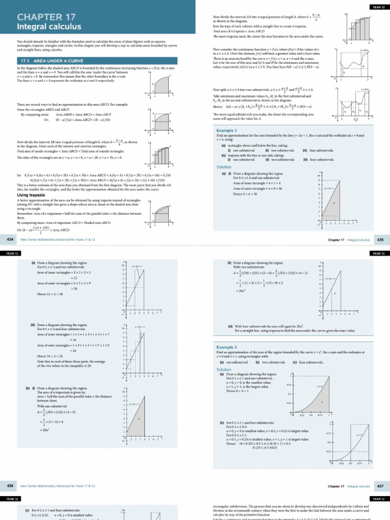 CH 17 Adv Integral Calculus | PDF