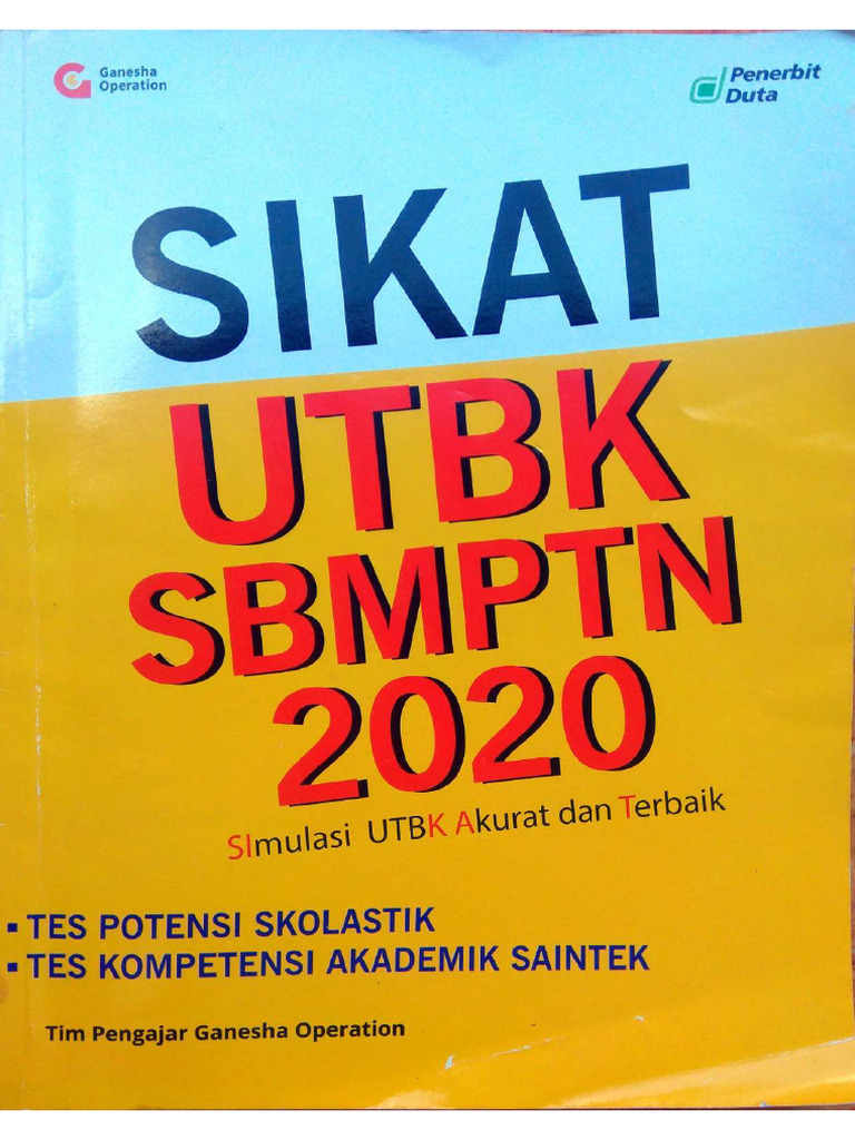 Sikat Abis Utbk SBMPTN 2020 | PDF
