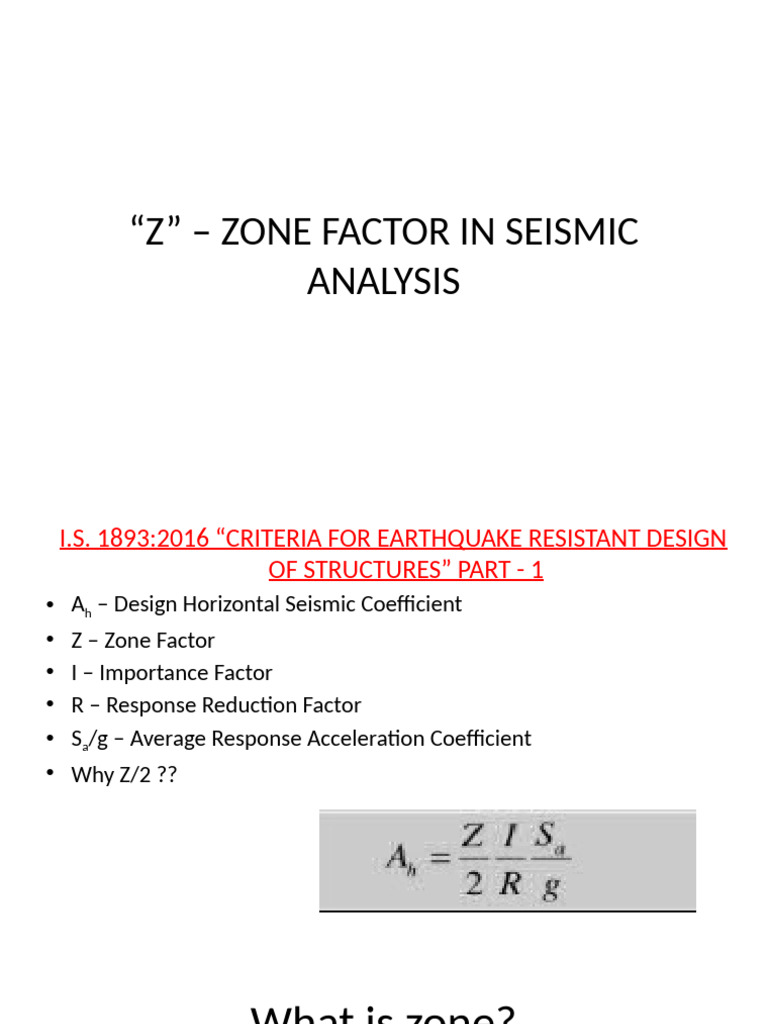 Zone Factor | PDF | Home & Garden