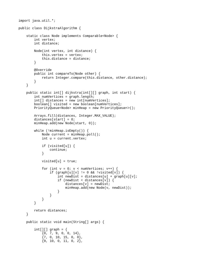Dijkstra's Algo | PDF