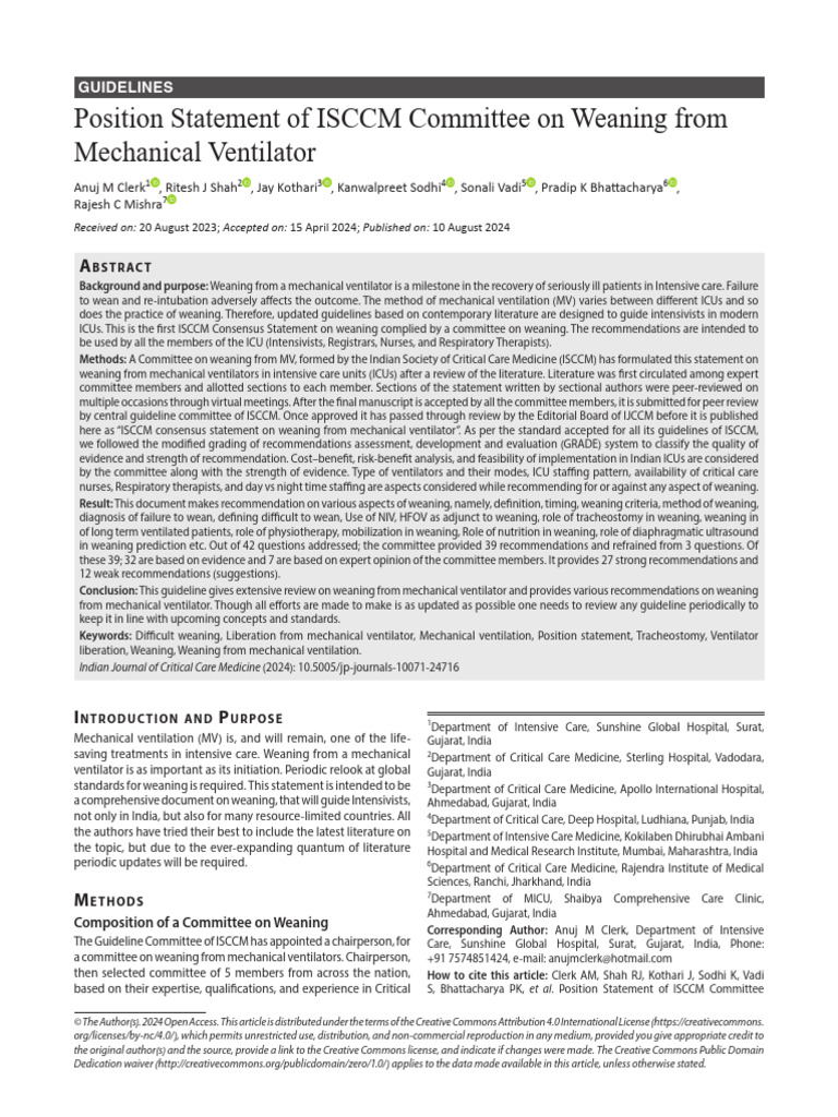 ISCCM Position Statement_ Approach to a Patient with Poisoning in the ... ISCCM Position Statement_ Approach to a Patient with Poisoning in the ...