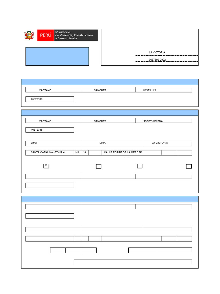 Formulario de Condóminos - Anexo A | PDF | Documento de identidad | Gobierno y personalidad