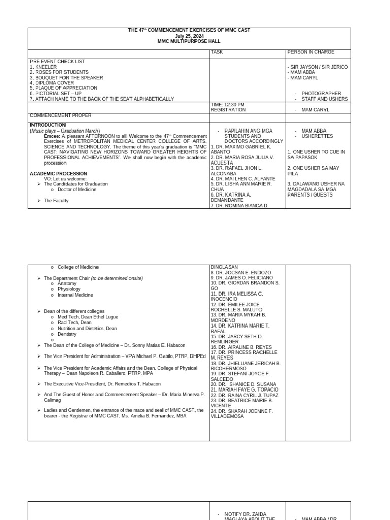 COMMENCEMENT-EXERCISES-WITH-TASKS-JULY-25-2024 | PDF