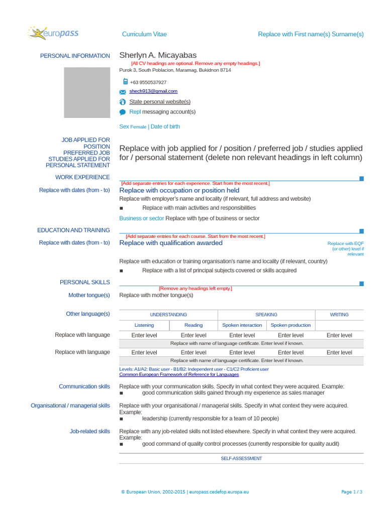 Standard CV | PDF | Business