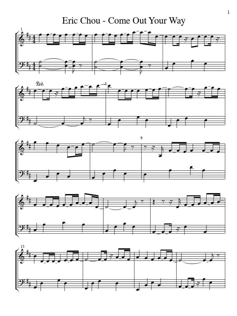 Come Out Your Way | PDF