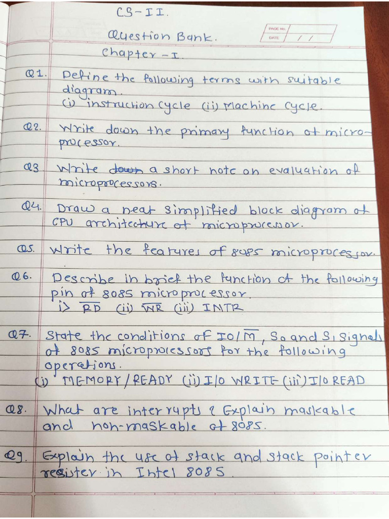 CS2 Question Bank | PDF