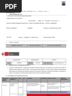 Modelo Informe Evaluacion Diagnostica 2024 Peru Word | PDF