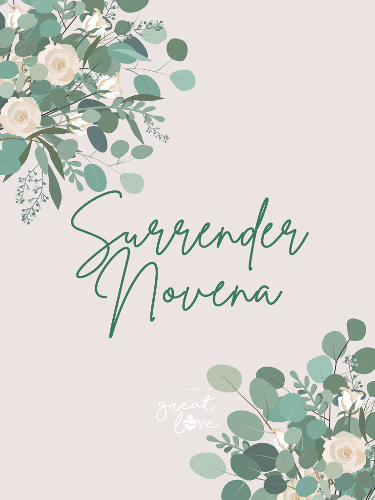 Surrender Novena | PDF | Prayer | Jesus