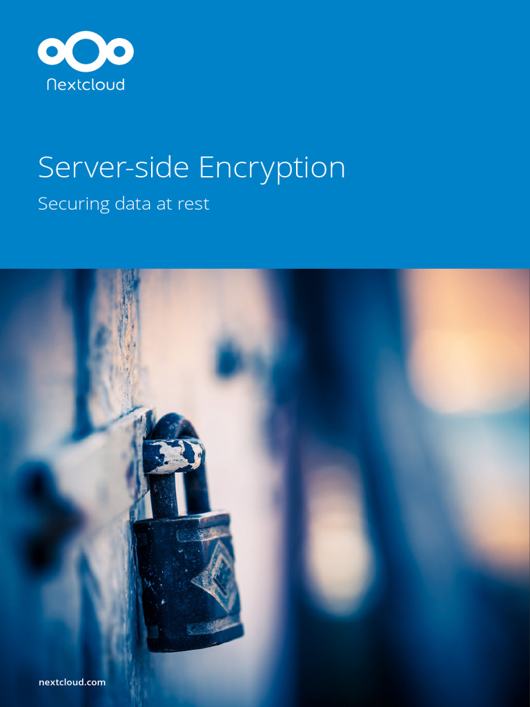 Server Side Encryption Whitepaper WebVersion 072018 | PDF | Key (Cryptography) | Encryption