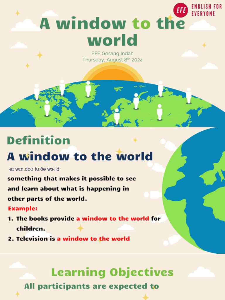 Vocabulary Workshop: A Window to the World | PDF | Vocabulary | Knowledge