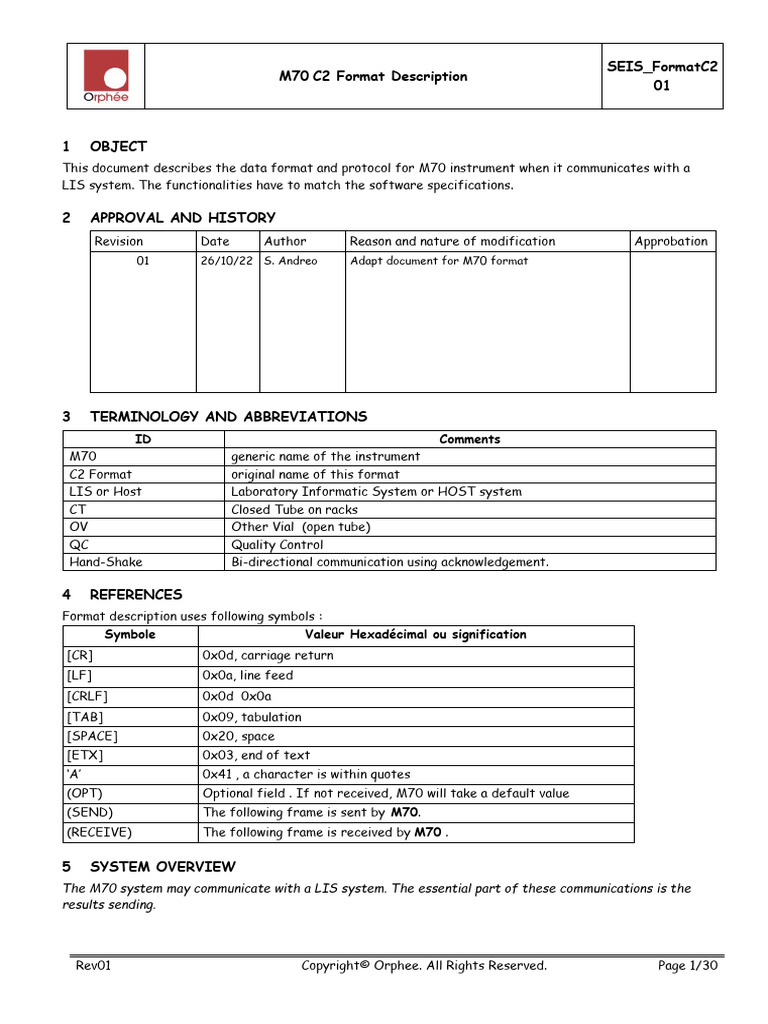 SEIS FormatC2 M70 | PDF | White Blood Cell | Computing