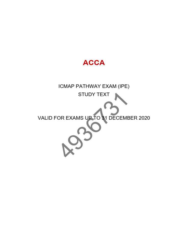 ACCA Papthway Study Text | PDF | Copyright | Evaluation
