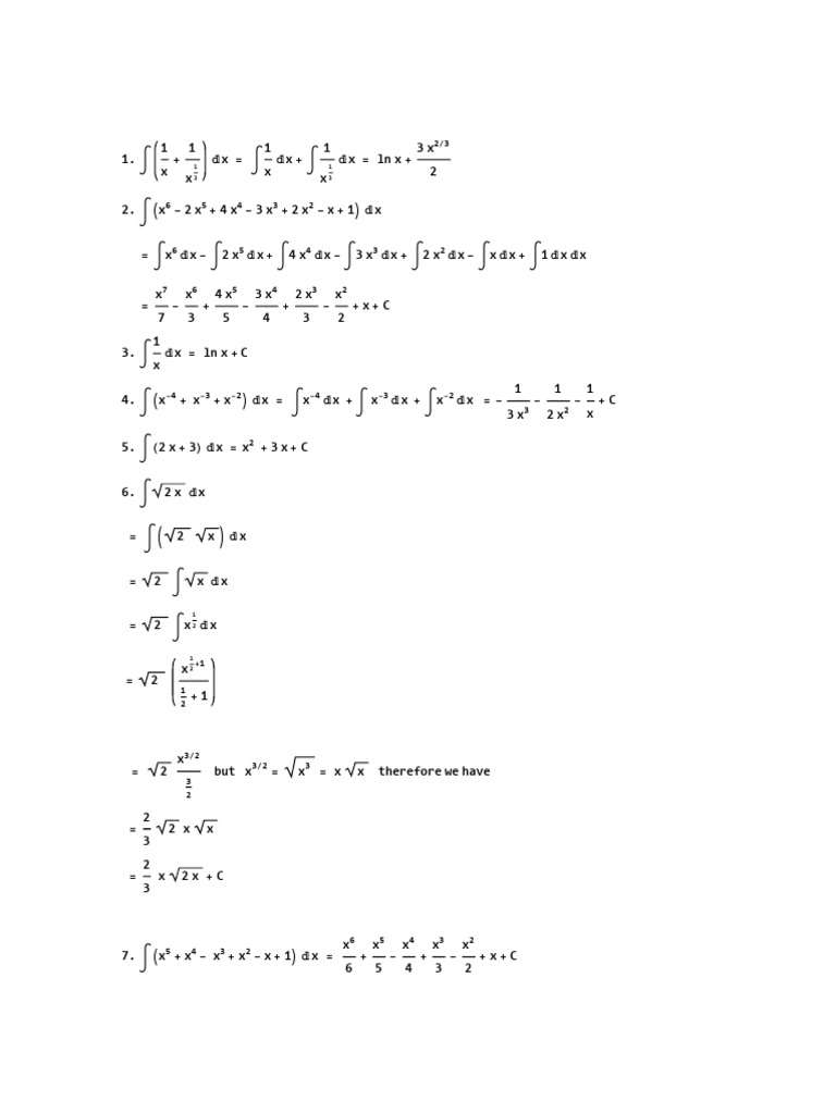 Assignment (Integration) | PDF