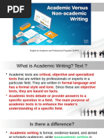 5 Examples of Non-Academic Texts | PDF