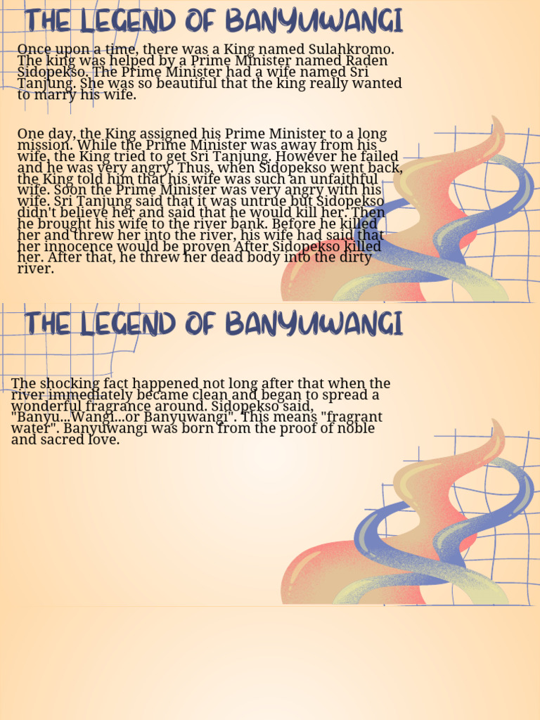 The Legend of Banyuwangi Explained | PDF | Religion & Spirituality ...