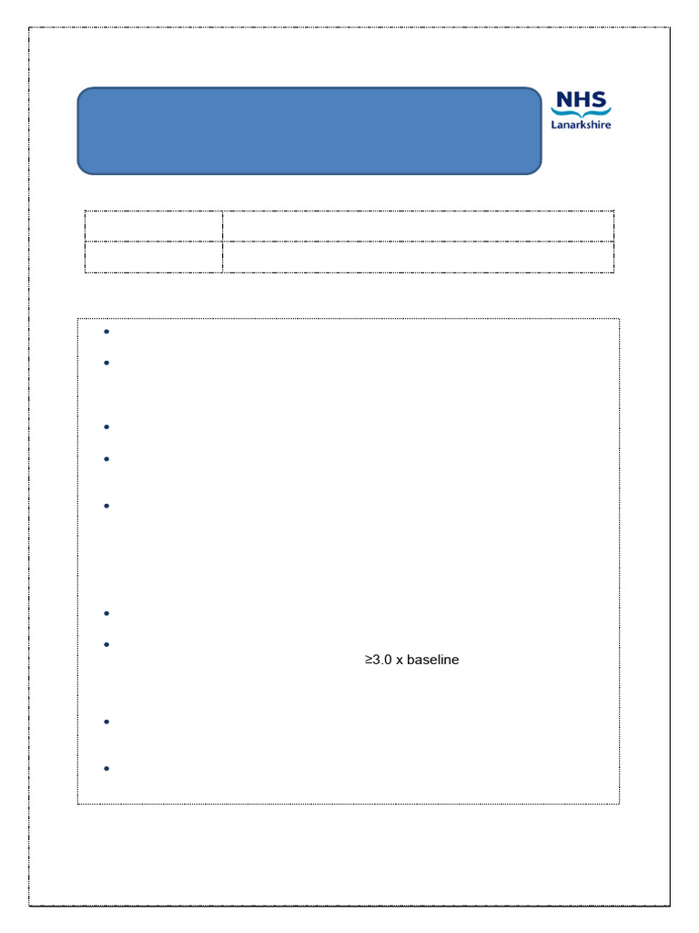 Acute Kidney Injury Aki Clinical Guideline | PDF | Nephrology | Urinary ...