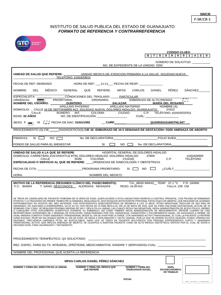 Candelario Cardona Rodríguez Referencia | PDF | El embarazo | Embarazo ...