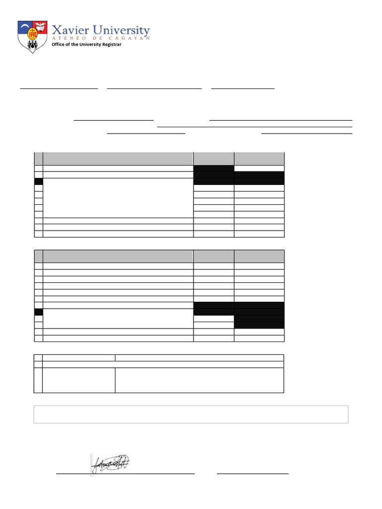 Academic Records Request Form | PDF
