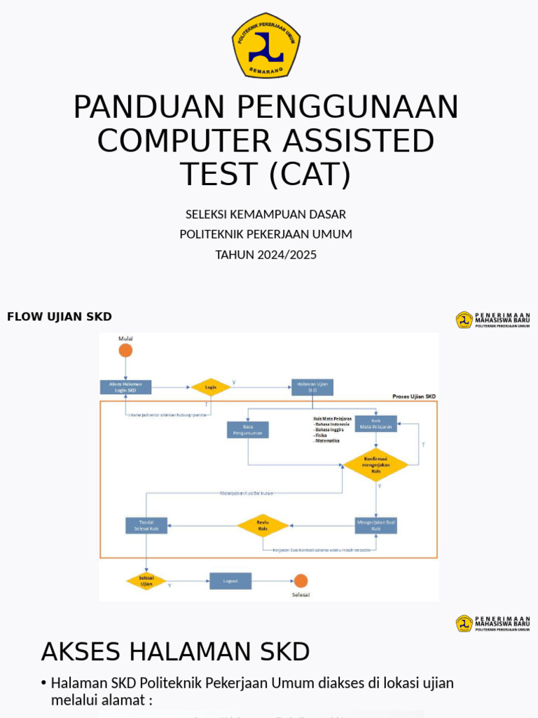 PANDUAN PENGGUNAAN CAT - SKD 2024 | PDF