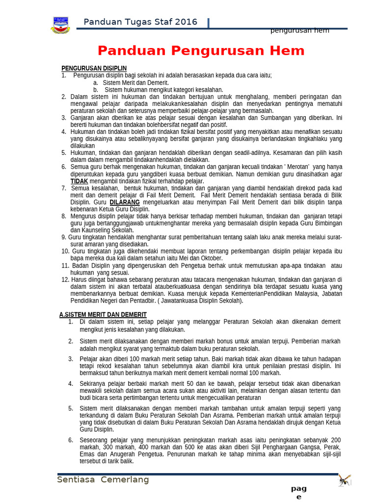 22 Pengurusan Hem 2016 | PDF