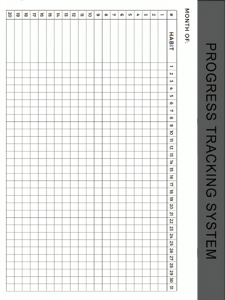 Progress Tracking System | PDF