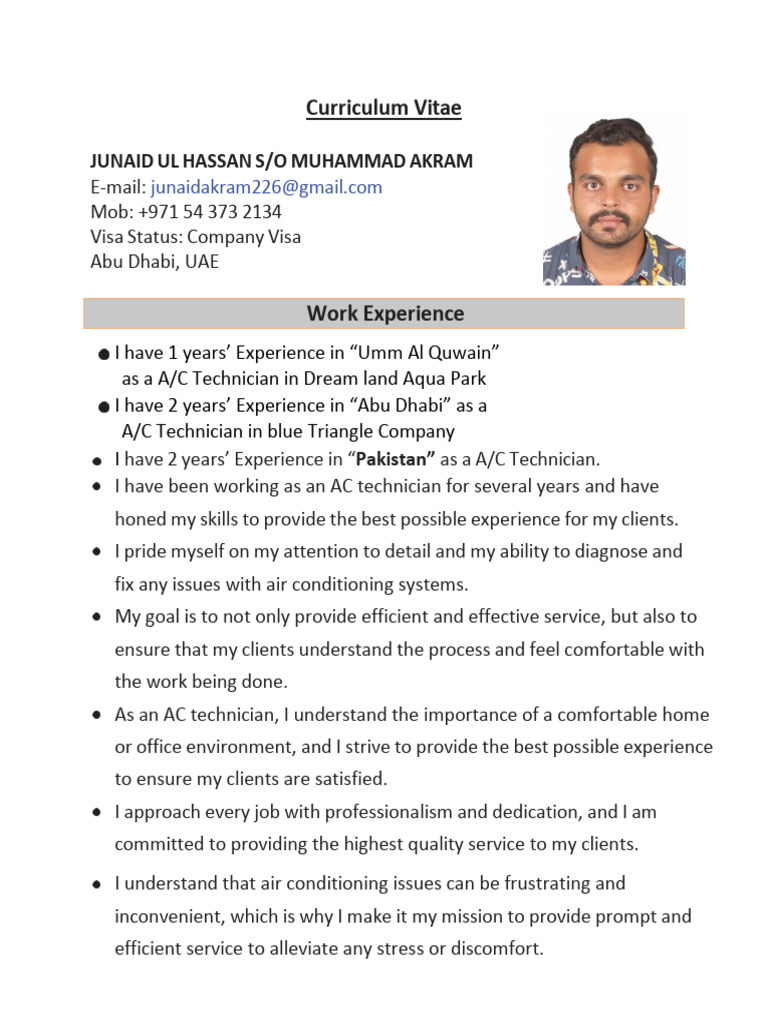 Resume Junaid Akram | PDF