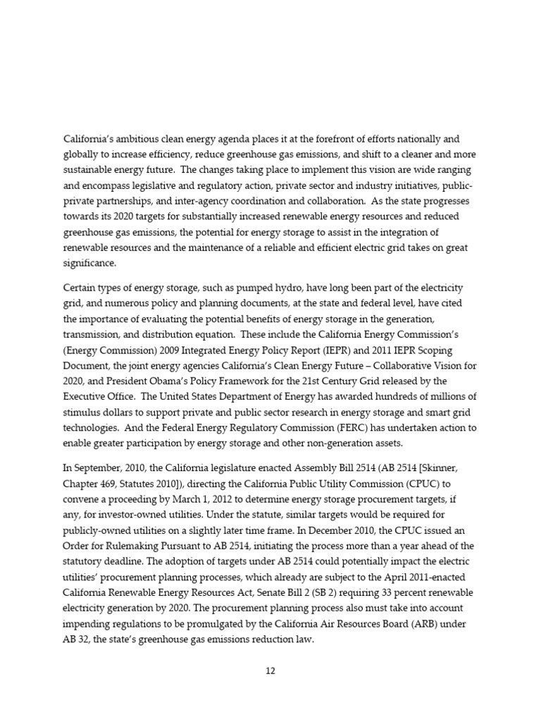 2020 Strategic Analysis of Energy - Storage - in - Cali Fornia | PDF ...