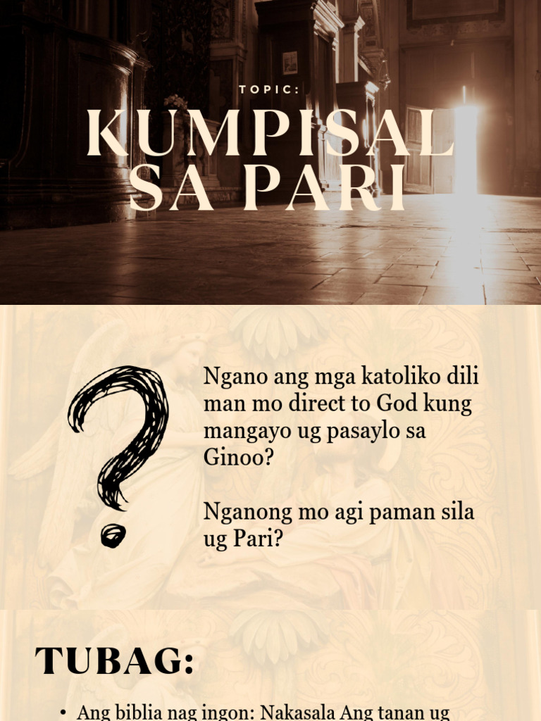 Kumpisal Sa Pari | PDF