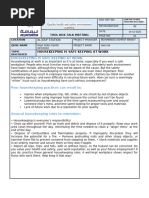 Clean As You Go Safety Talk PDF | PDF | Housekeeping | Hazards