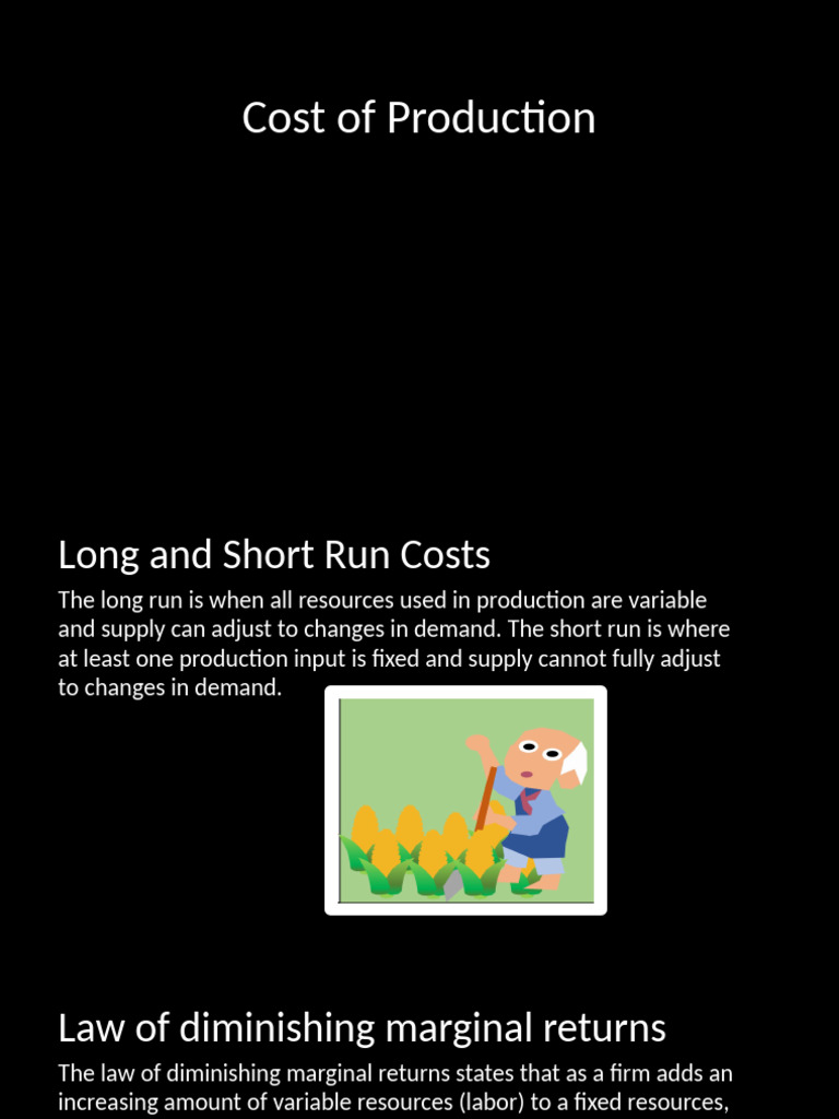 AP Micro Cost of Production | PDF | Financial Accounting | Pricing