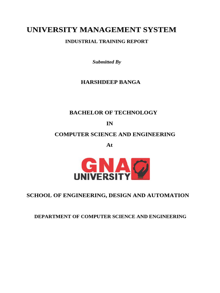 University Management System | PDF | My Sql | Python (Programming Language)