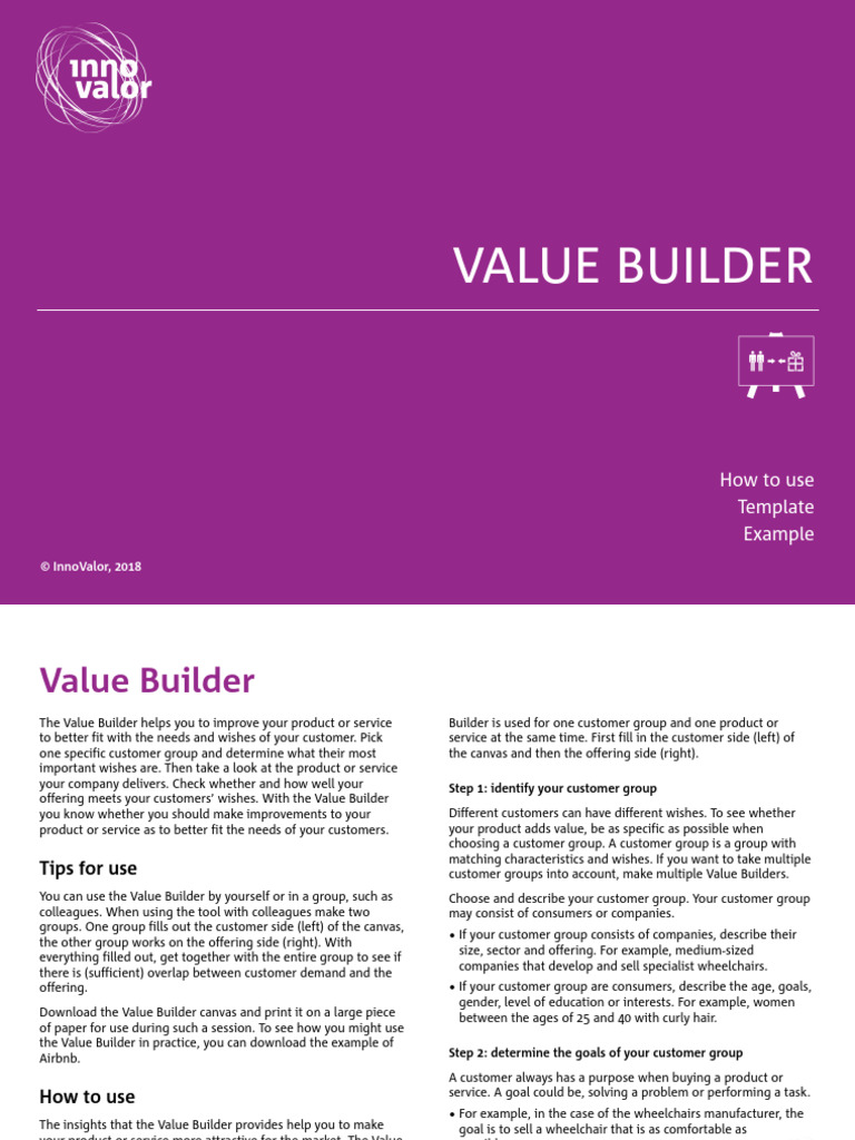 Value Builder | PDF | Airbnb | Renting