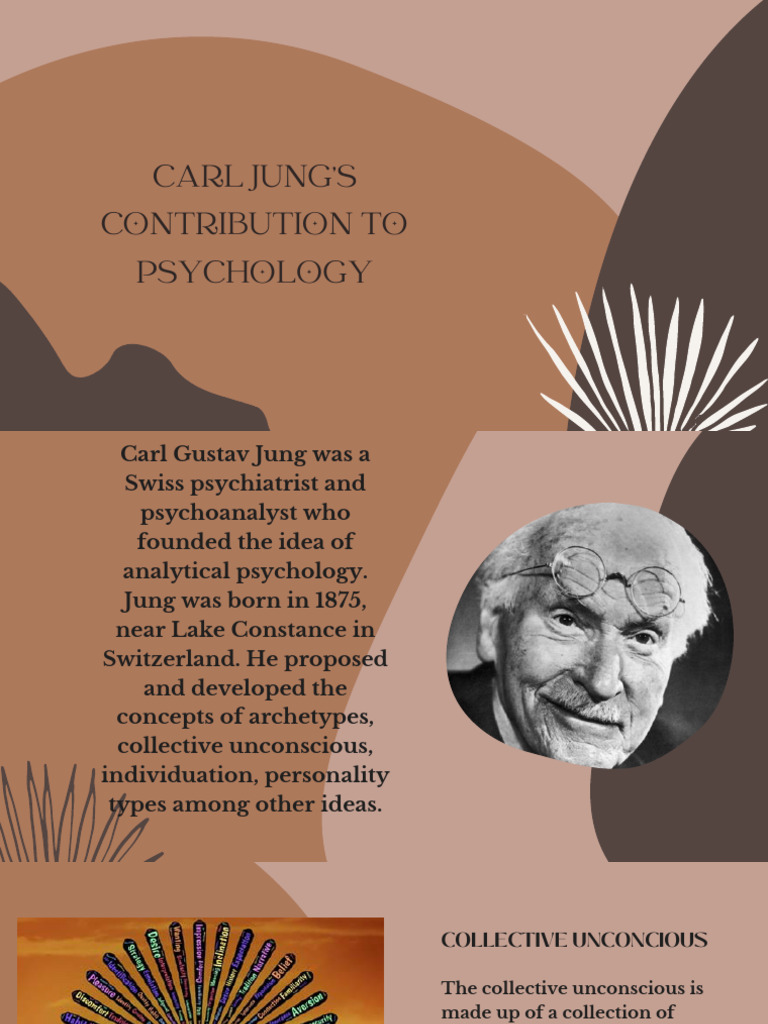 Carl Jung's Contribution To Psychology | PDF | Carl Jung | Unconscious Mind