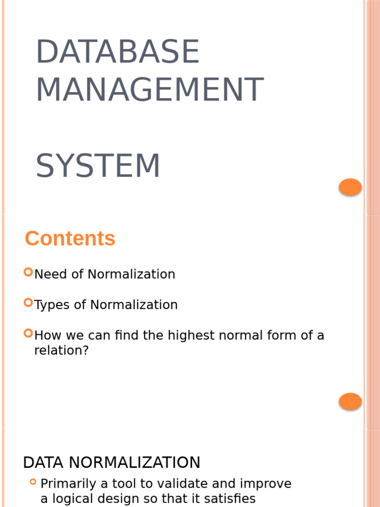 Normalization | PDF | Software Design | Data Model