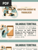 Balangkas Teoretikal | PDF