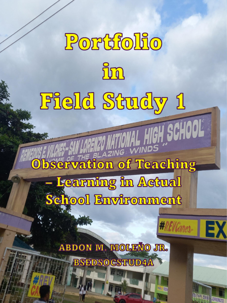 Portfolio in FS1 - Moleno | PDF | Learning | Learning Styles
