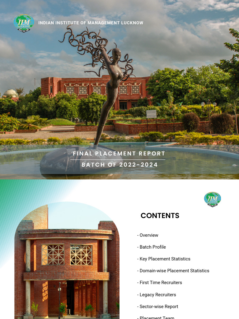 IIM Lucknow - Final Placement Report 2022-24 | PDF | Investing ...