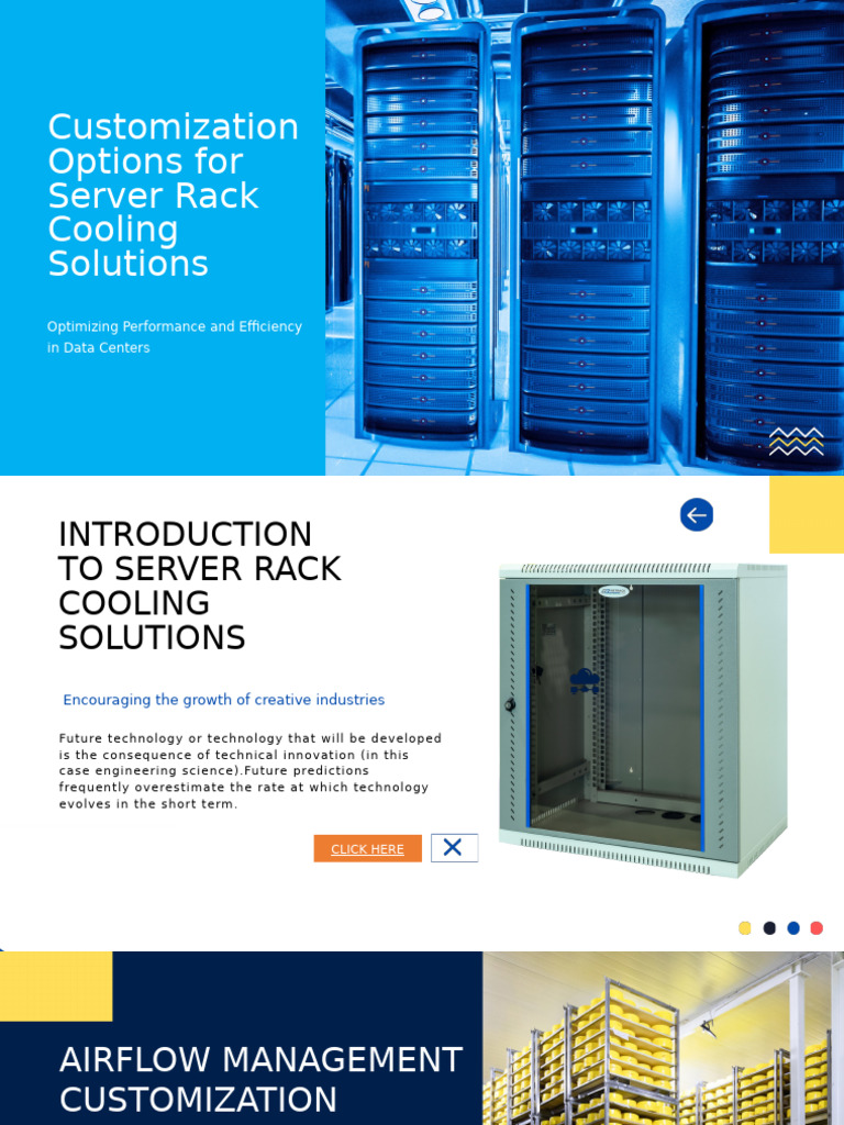 Server Rack Cooling Solutions | PDF | Data Center | Manufactured Goods