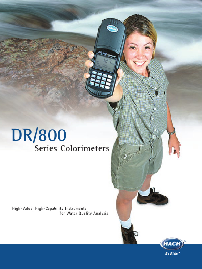 Hach DR/800 Series Colorimeters Overview | PDF | Nitrogen | Nitrite
