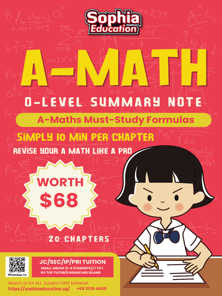 A Math Summary Notes | PDF | Trigonometric Functions | Quadratic Equation