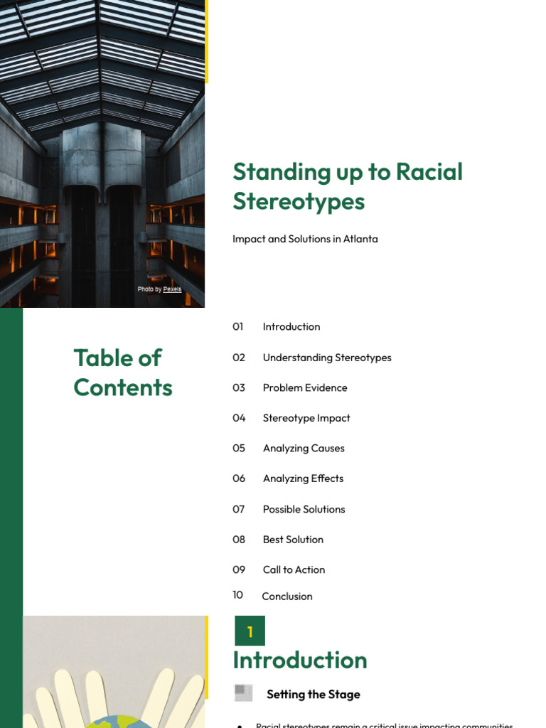English Presentation | PDF | Stereotypes | Social Inequality
