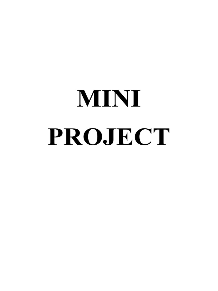 Mini Project | PDF | Irrigation | Sensor