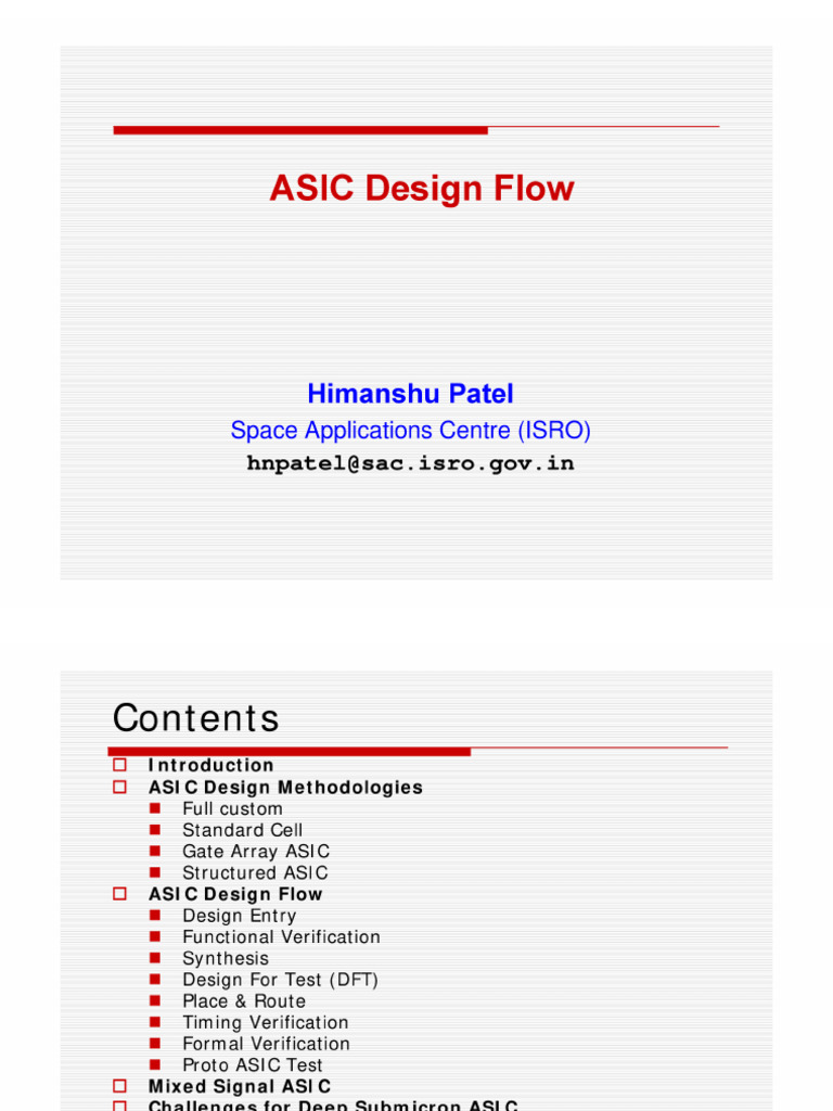 Asic Design Hnp3 | PDF