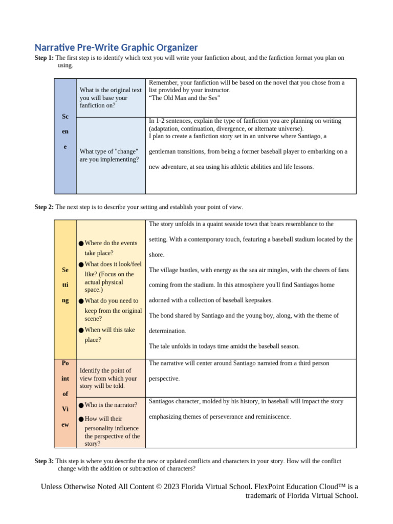 Plotting - Narrative - Graphic - Organizer | PDF | Plot (Narrative)
