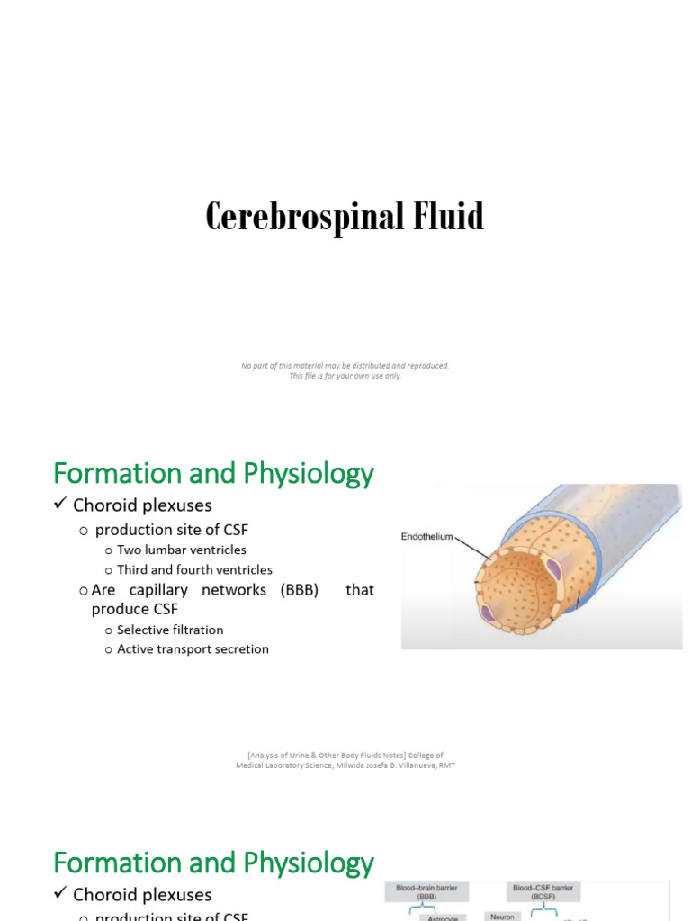 Cerebrospinal Fluid | PDF | Cerebrospinal Fluid | Meningitis