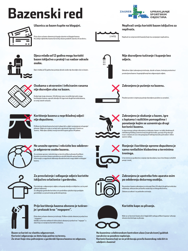 Bazen Pravila Ponašanja | PDF