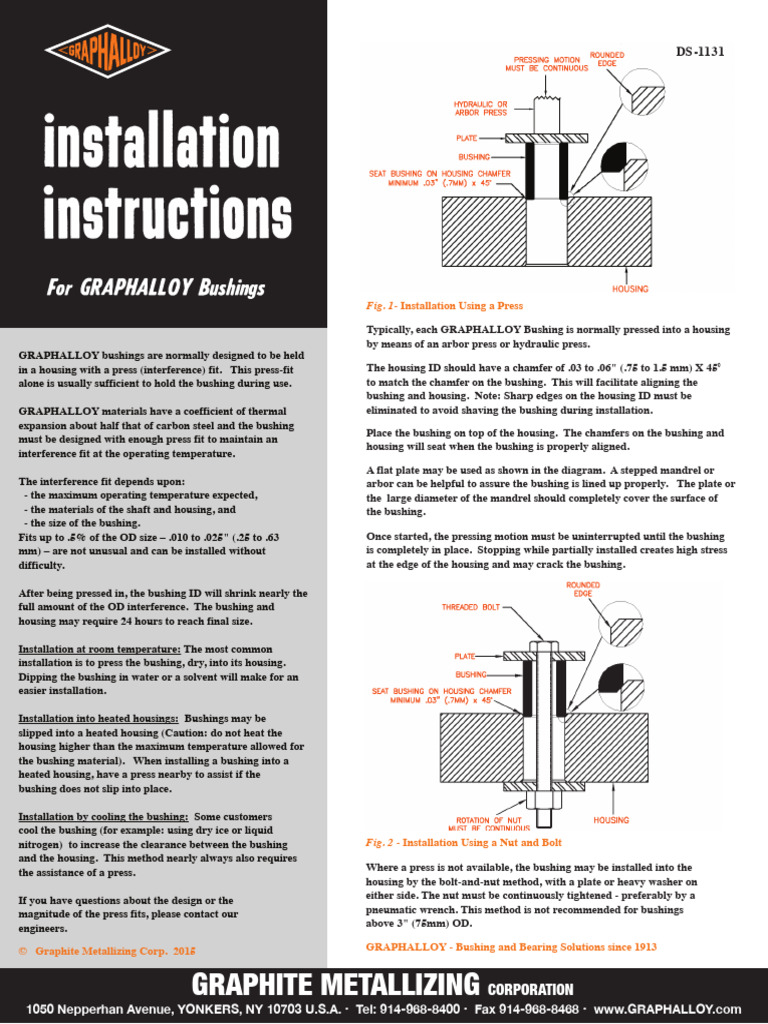 DS1131 Installation Instructions | PDF | Mechanical Engineering ...
